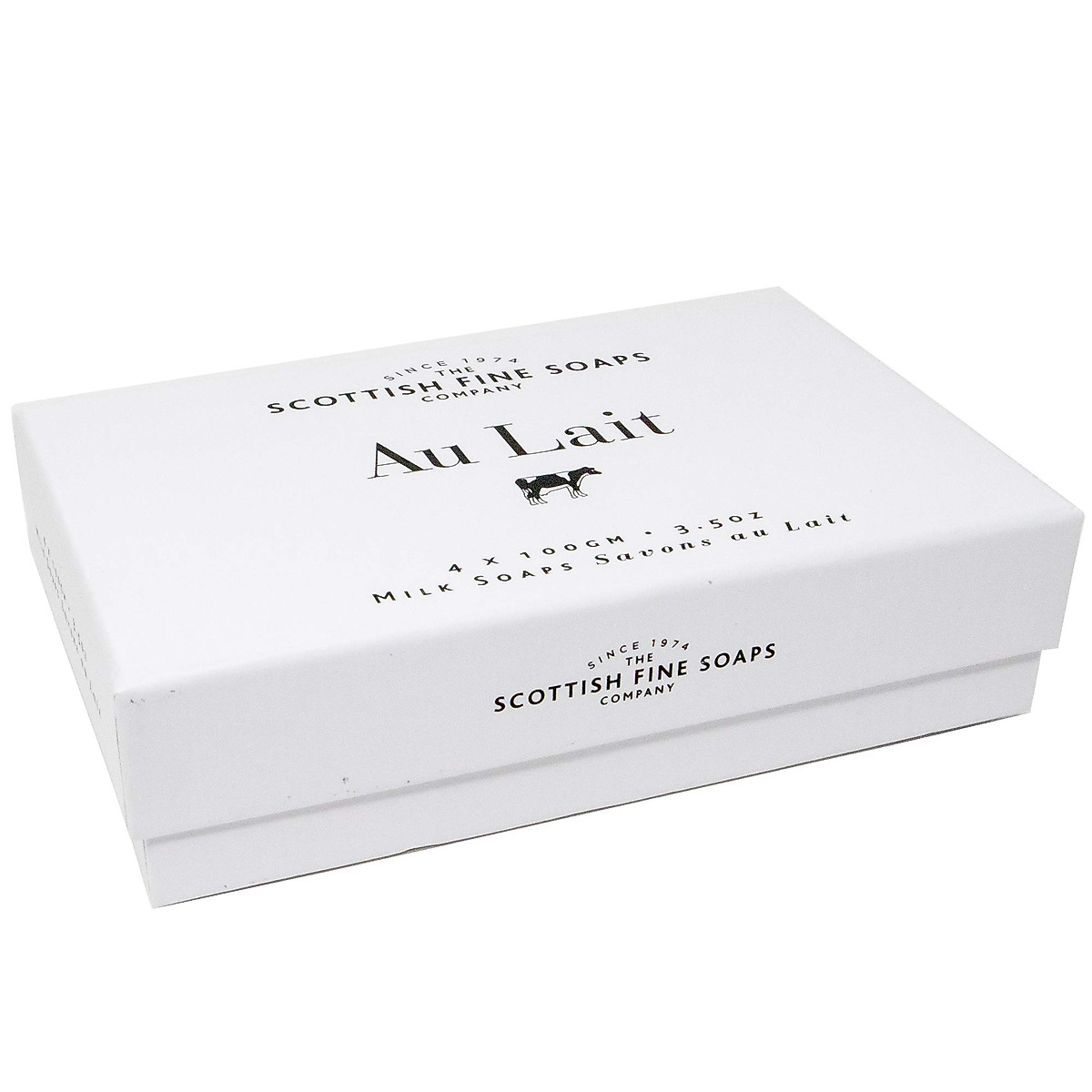 The Scottish Fine Soaps Company Au Lait Milk Soaps (4 x 100g)
