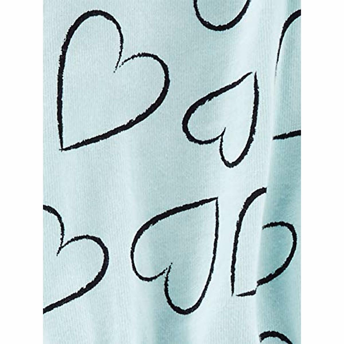 Simple Joys by Carter's Baby Girls' Fashion Jumpsuits, Pack of 2, Grey Dots/Mint Green Hearts, 12 Months