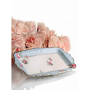 Royal Albert Polka Blue Sandwich Tray