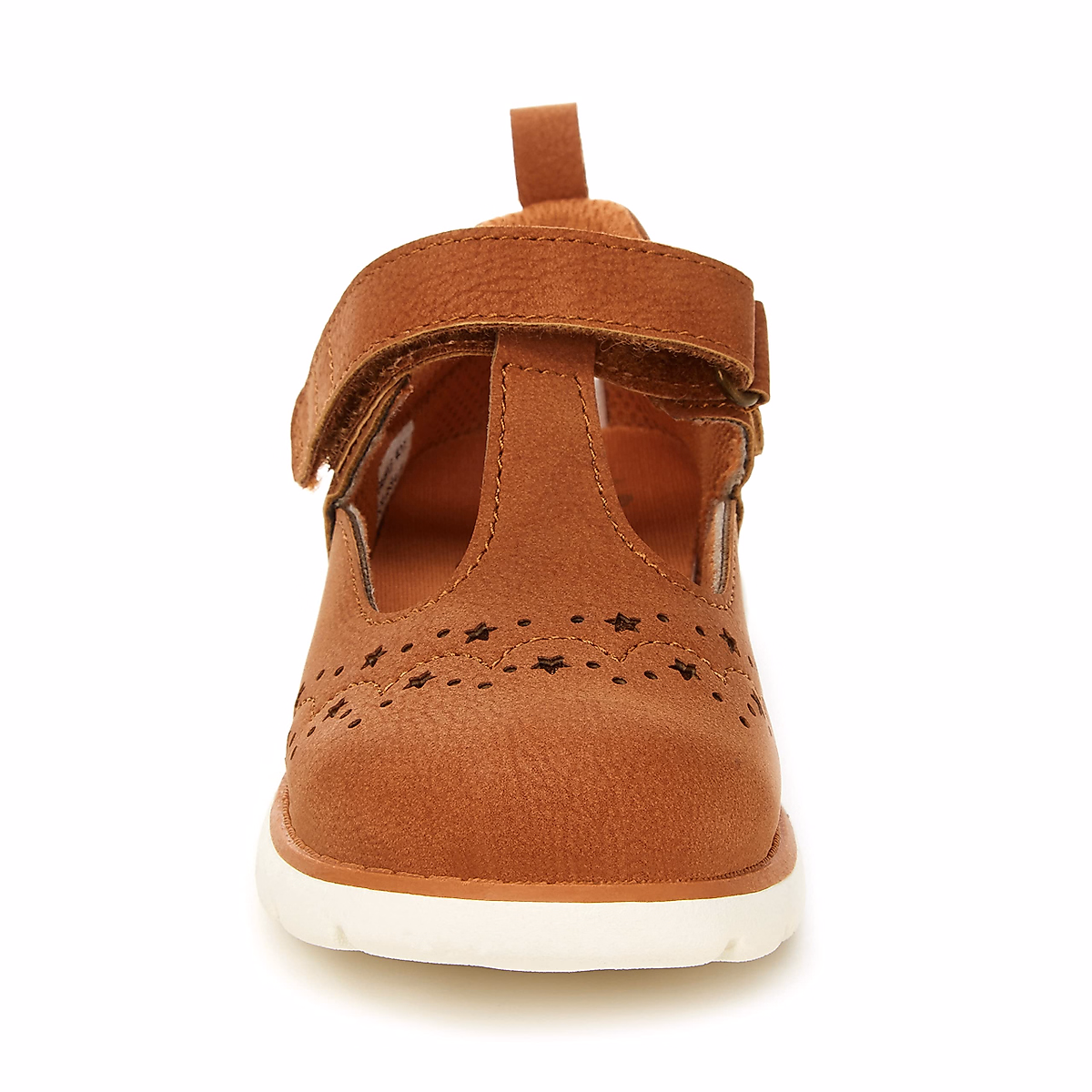 Stride Rite 360 Girls Lacey Mary Jane Flat, Tan, 5 Toddler US