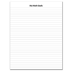 BookFactory Elementary School Math Journal/Classroom Math Book - 10 Pack (8.5" x 11" -32 Pages) Saddle Stitched (JOU-032-7CSS-MJ-[10-Pack]-PJX)