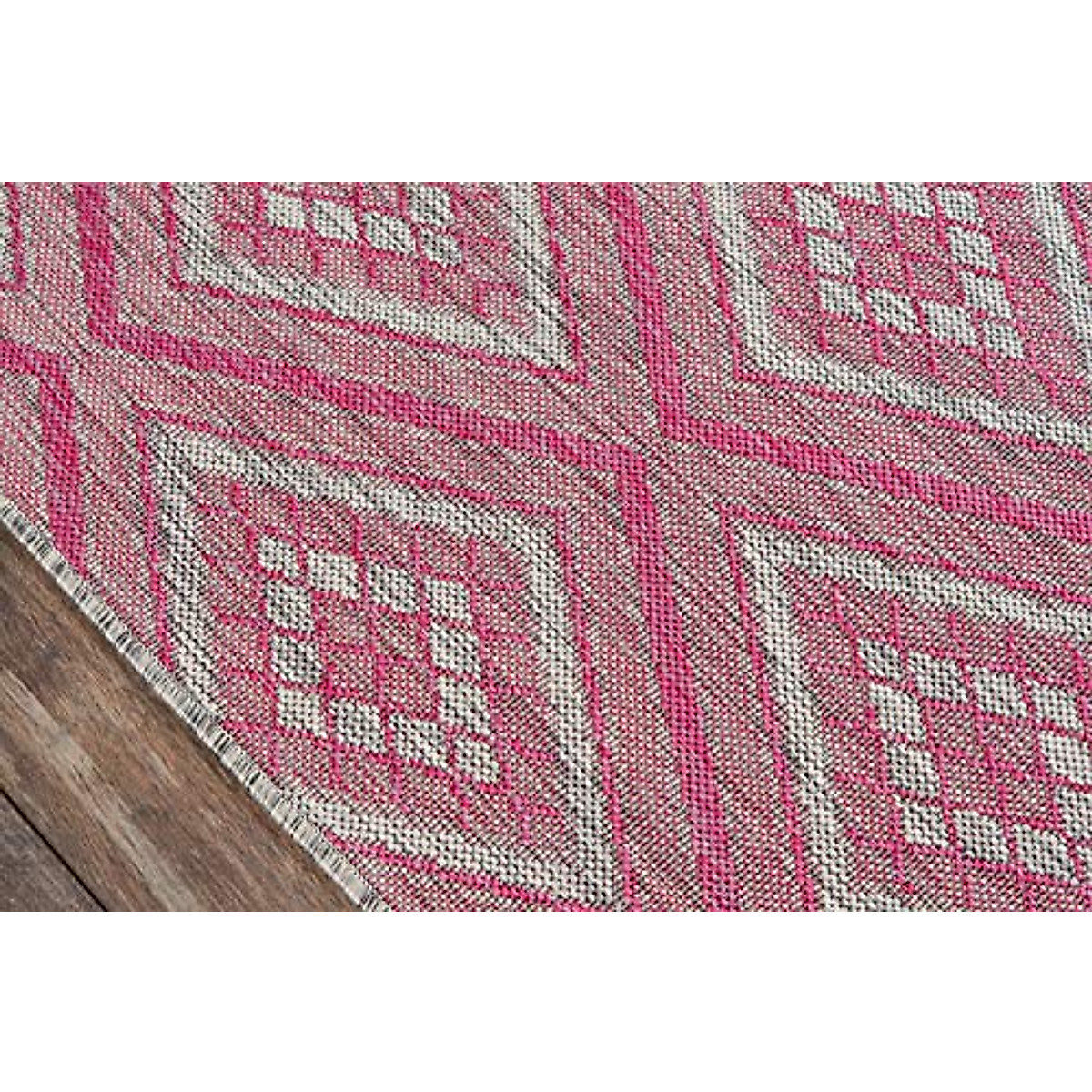 Madcap Cottage Lake Palace Rajastan Weekend Area, Indoor Outdoor Rug, 2' X 3', Pink