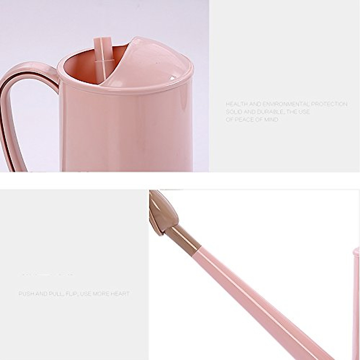 Premium High-Grade Plastic Watering Can Long Spout 2L(360 Degree Rotation Shower Head) Green