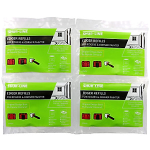 Shur-Line 2001046 Replacement Pad Bundle for Corner Painter and Edger 3.75 x 4.75 Inches (8 Pads Included)