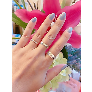 MINDDHA Sterling Silver Rings - High Polish Rings for Women, Men - Plain Dome Silver Ring - Wedding Band - Christmas, Valentines, Birthday, Mothers Day - 2mm Band Size 4