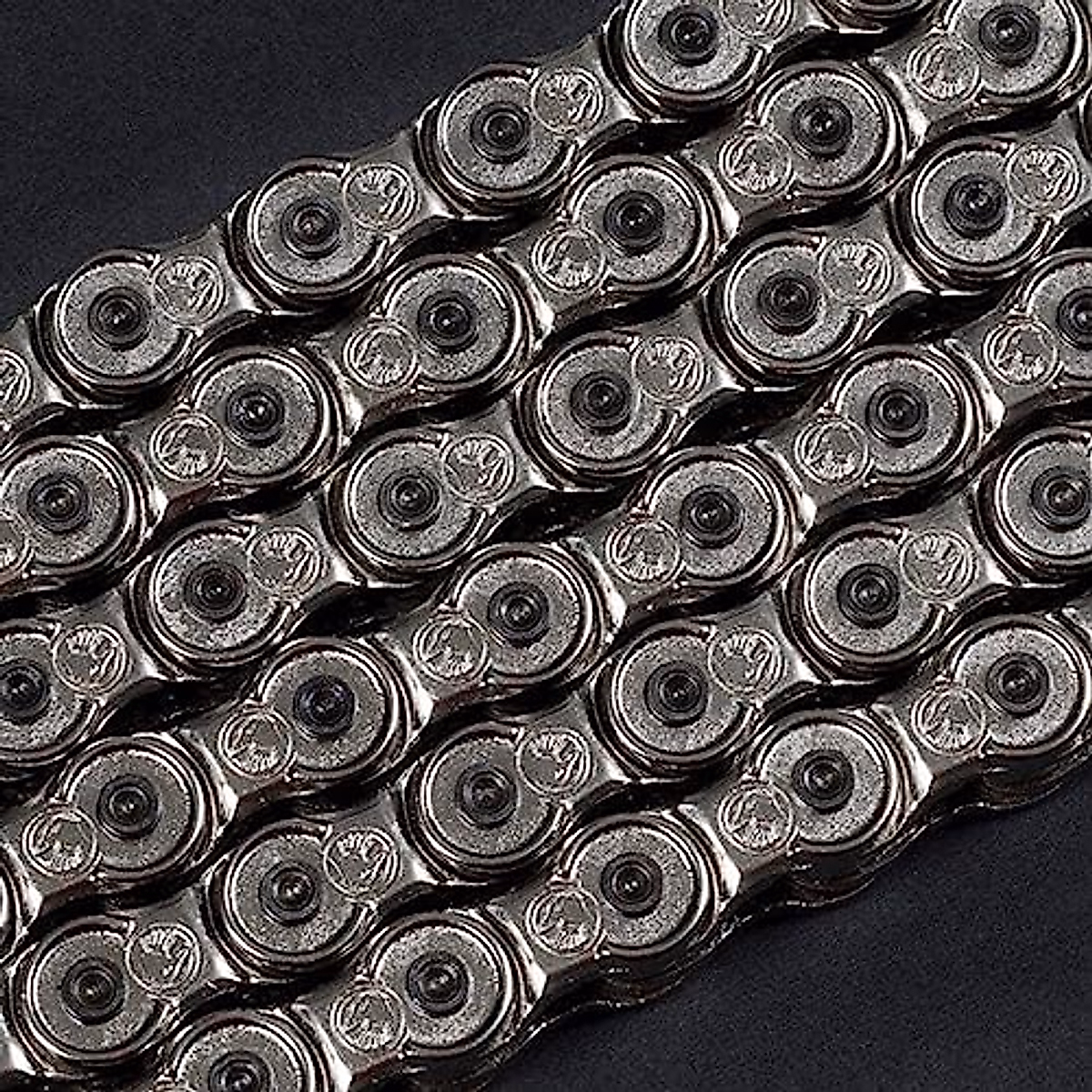 THE SHADOW CONSPIRACY Interlock Supreme 1/8" Durable Adjustable Half-Link BMX Chain Compatible with 8T Driver & Up, Silver