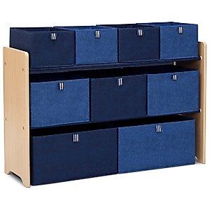 GAP GapKids Deluxe Toy Organizer - Greenguard Gold Certified, Navy/Natural