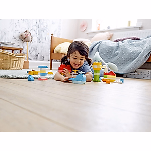 LEGO DUPLO Classic Heart Box 10909, First Bricks Building Toy, Educational Activity and Development Set, Early Learning Toys for Toddlers 1.5-3 Years Old