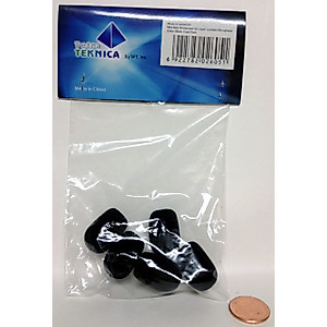 Tetra-Teknica MNWS5P Mini-size Lapel Microphone Windscreen, Color Black, 5-Pack
