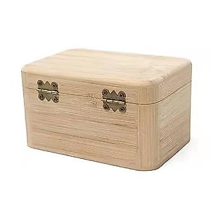 INNOMALOUS Stackable Storage Organizer Boxes With Lids For Organize Crafts Cubes Wooden Lids-Organize Or Store Wooden Square Boxes With Lid Storage Bins (A2)