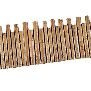 figatia Hamster Wooden Fence, Hamster Toys, Flexible Hamster Cage Fence Hideout Toy, Hamster Climbing Ladder, Hamster Bridge for Rat Gerbil, 30cm