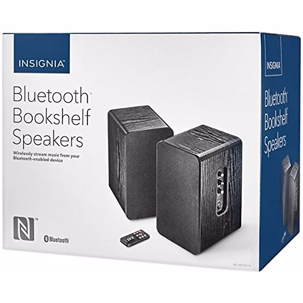 Insignia Powered Bluetooth Bookshelf Speakers (Pair) - Black NS-HBTSS116