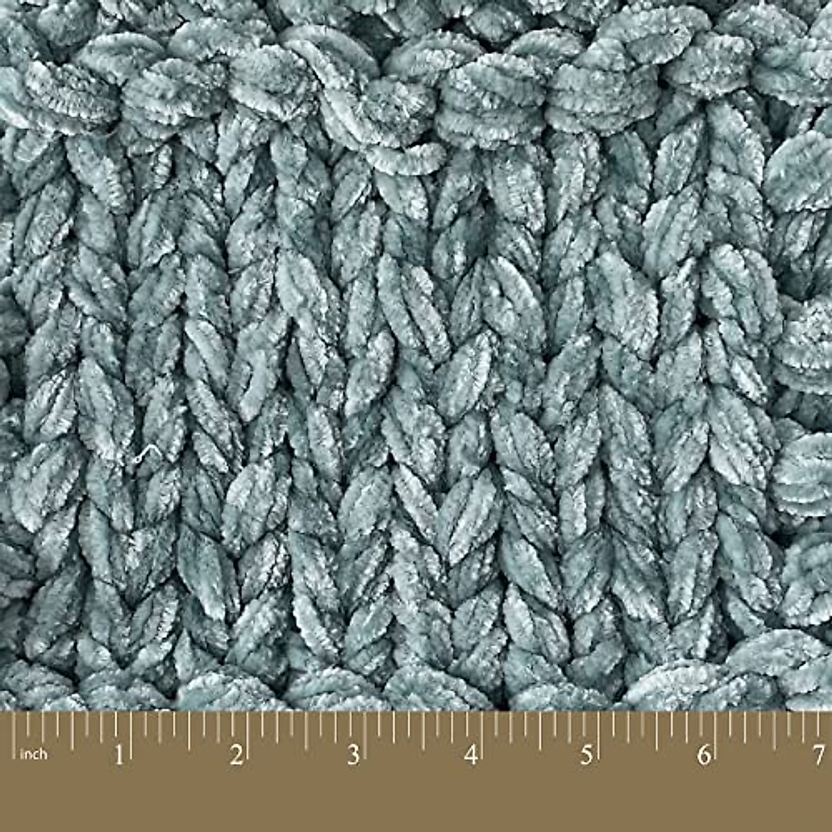 Crafted By Catherine Braided Velvet Yarn - 3 Pack, Grey, Gauge 7 Jumbo