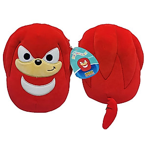 Squishmallow Squishmallows Kellytoy SEGA Sonic, Knuckles, Tails, Shadow Plush Toy (10'' Sonic The Knuckles), SQK2821