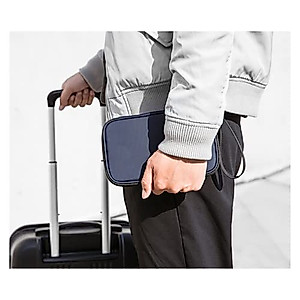 Passport Holder Family, Passport Wallet Case Large, RFID Blocking Passport Cover, Waterproof Family Travel Documents Organizer (Black)