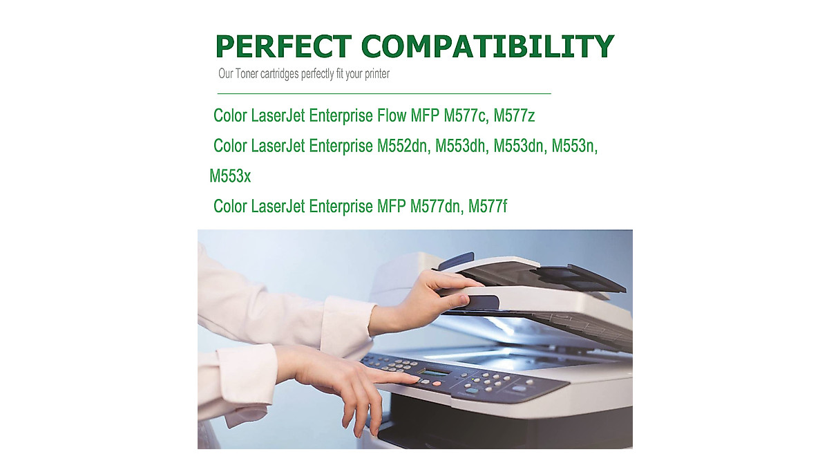 508A Black Toner Cartridge for HP Laser M552/M553 & M577 Series
