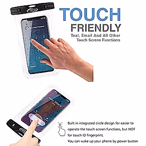 AiRunTech Waterproof Case, Waterproof Cell Phone Dry Bag Compatible for iPhone 14/13/12/12 Pro Max/11/11 Pro/SE/Xs Max/XR/8P/7 Galaxy up to 7.0", Phone Pouch for Beach Kayaking Travel (2 Pack)