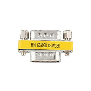 OGC DB9 Serial Port 9 Pin Male to Male Mini Gender Changer RS232-2 Pack