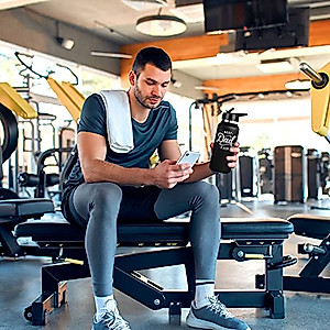 OTTIO Best Dad Ever Water Bottle, Gifts for from Daughter - 32oz Insulated Bottle Men, Tumbler Christmas Son, Father Day Gift & Birthday New Dad, Black