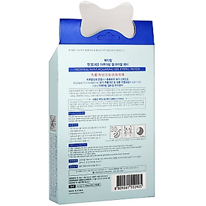 Mediheal N.M.F Aquaring Gel Eye Fill Patch 5 Pouch - Anti Wrinkle Under Eye Care Patches, NMF and Marine Collagen, Ceramide Intensive Moisturizing and Elasticity