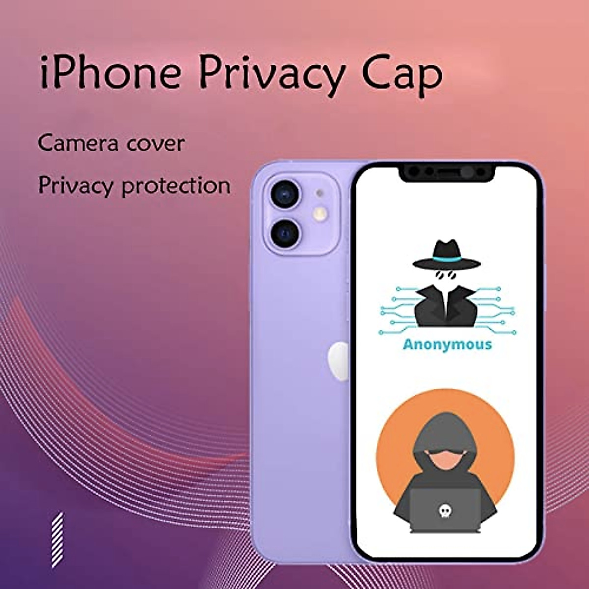 Camera Cover Protector, Camera Lens Cover Compatible with iPhone X/XS/XR/XS Max/11/11 Pro/11 Pro Max/12/12 Mini /12Pro /12Pro Max,Camera Lens Protector Protect Privacy and Security
