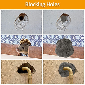 Sukh Steel Wool 0000 10oz(20ft) - 0000 Steel Wool for Glass Fine Steel Wool Pads for Chrome or Wood Polishing Weep Hole Covers for Brick Walls Fill Fabric Metal Fabric Pad Mice Control