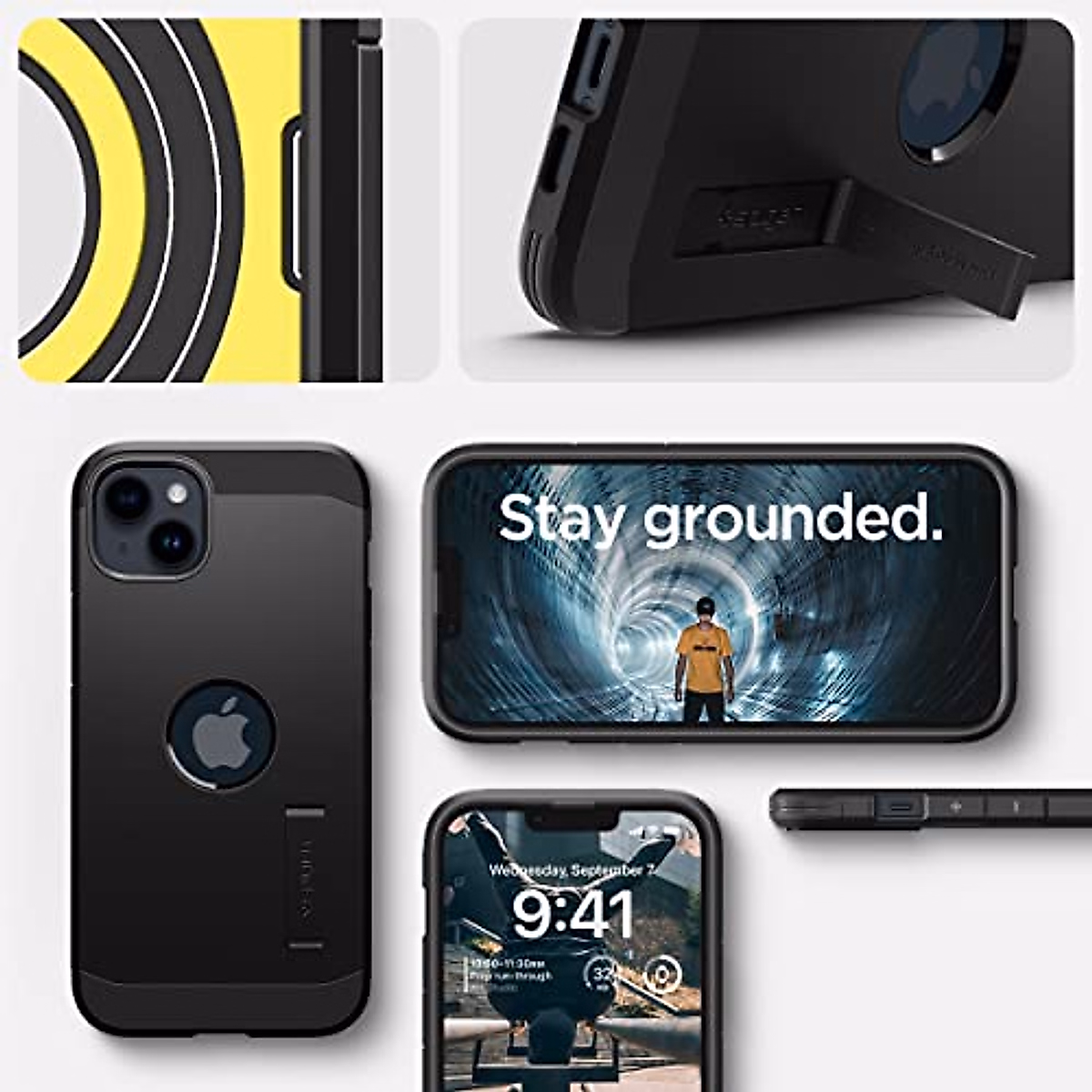 Spigen Tough Armor (MagFit) Compatible with MagSafe Designed for iPhone 14 Plus Case (2022) - Black