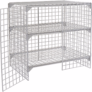 Global Industrial Wire Mesh Security Cage, 48 x 24 x 48