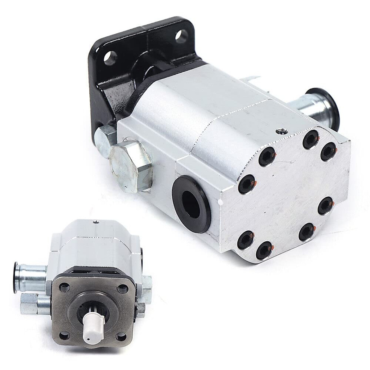 13 GPM Hydraulic Log Splitter Pump, Gear Pump 3000PSI 2 Stage 1/2" Shaft Parts, Log Splitter Pumps 1/8" Keyed Shaft for Small Engine Mounting Wood Splitter