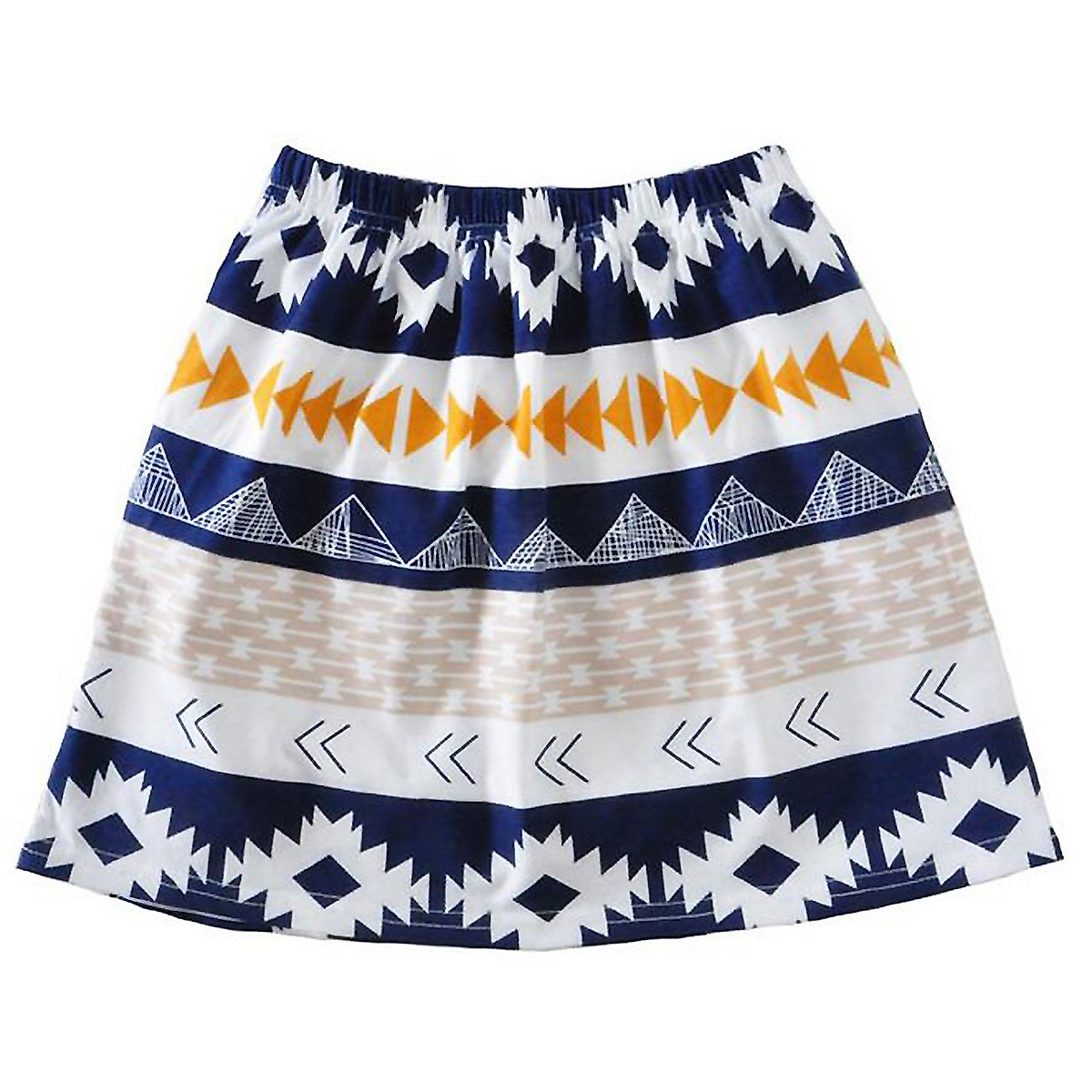 FAYALEQ Toddler Baby Girls Birthday Outfits Letter Print Short Sleeve Tops and Skirt Clothes Party Dress Set Size 2-3Years (Dark Blue)