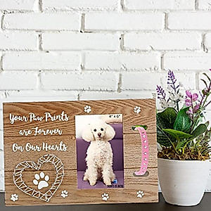 Sort it Rite Dog Memorial Picture Frame - Perfect Loss of Dog Gift, Ideal Pet Memorial Gift for Dogs & Cats, Special Pet Memorial Picture Frame with Heartfelt Quote, Holds 4x6 Photo (Natural)