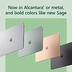 Microsoft Surface Laptop 5 (2022), 13.5" Touch Screen, Thin & Lightweight, Long Battery Life, Fast Intel i5 Processor for Multi-Tasking, 512GB Storage with Windows 11, Sage