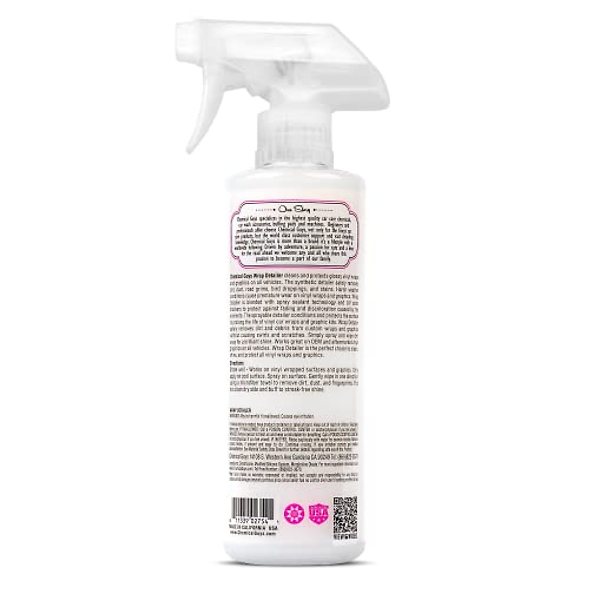 Chemical Guys SPI21716 Wrap Detailer Gloss Enhancer & Protectant, 16 fl. oz