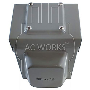 AC WORKS Super Durable Industrial Grade Locking Power Input Inlet (CS6375 50Amp Metal Box)