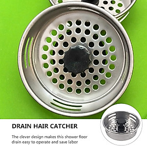 4pcs Kitchen Sink Strainer Shower Drain Hair Trap Kitchen Floor Drainer Drain Strainer Shower Drain Hair Catcher Outdoor Drain Cover Bathtub Hair Catcher for Drain