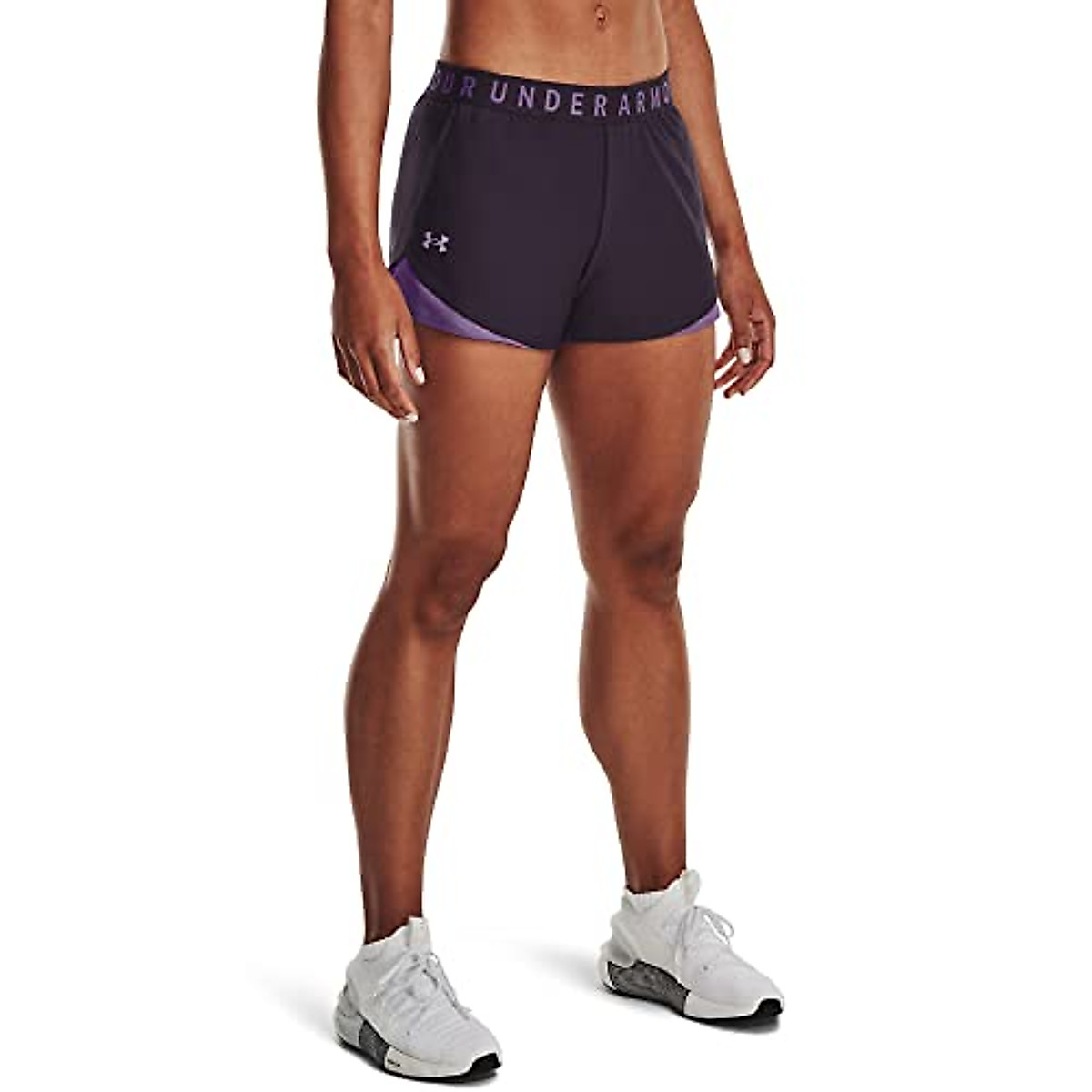 Under Armour Womens Play Up 3.0 Shorts, (541) Tux Purple/Retro Purple/Retro Purple, Medium