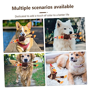 CIYODO Puppy Chew Stuffed Puppy Toy Pet Teeth Grinding Plush Dog Cat Toy for Teething