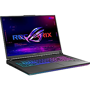 ASUS ROG Strix G18 18" IPS Gaming Laptop (Intel i9-13980HX 24-Core, 64GB DDR5, 2x4TB PCIe SSD, GeForce RTX 4080 12GB, 240Hz, RGB KYB, Thunderbolt 4, WiFi 6E, Win11Pro) w/Dockztorm Dock