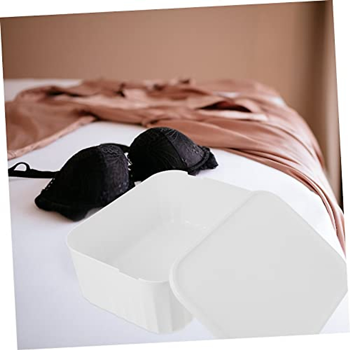 Cabilock 1pc Underwear Storage Box Belt Plastic Container Plastic Compartment Organizer Box Desk Drawer Containers with Lids Bra Compartment Organizer Closet Underwear Organizer Socks Case