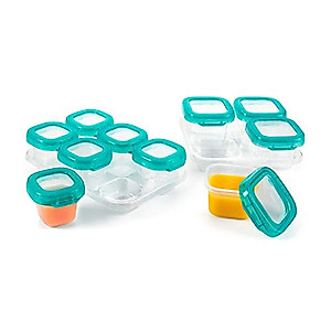 OXO Tot 12-Piece Baby Blocks Set, Teal