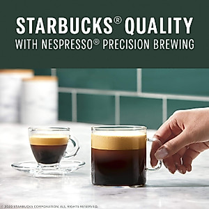 Starbucks by Nespresso Blonde Roast Espresso (50-count single serve capsules, compatible with Nespresso Vertuo Line System)