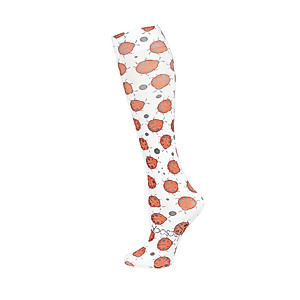 Hocsocx Lady Bug Unisex Performance Liner Socks, Moisture Wicking, Rash & Blister Protection for Field & Ice Hockey, Soccer, Skiing, Hiking, Boot Sock | Small (Youth)