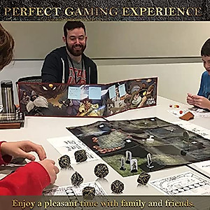 DND Dice Set Polyhedral Hollow D&D Dice Set for Games Dungeons and Dragons Role Playing Games ZHOORQI 7Pcs Skull Metal Dices MTG Pathfinder DND Collection Gifts (Skull-Bronze)