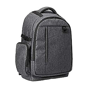 Amazon Basics DSLR Camera Backpack (High Density Water-Resistant 840D Polyester) - Ash Gray