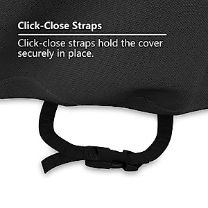 ANANMEI Outdoor Swivel Lounge Chair Cover 2 Pack, (37.5 L x 39.25 W x 38.5 H inches) 100%Waterproof Heavy Duty Outdoor Chair Covers, Patio Furniture Cover for Swivel Patio Lounge Chair(Black)