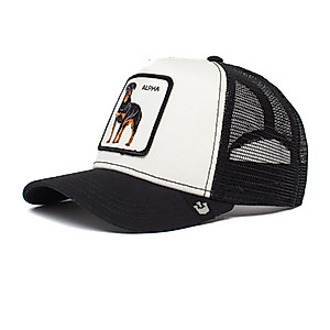 Goorin Bros. The Farm Unisex Baseball Trucker Hat, White (Alpha Dog), One Size