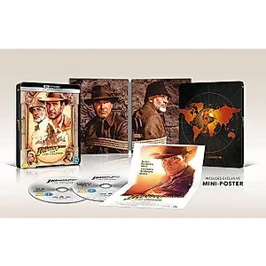 Indiana Jones and the Last Crusade Limited Edition Steelbook [4K UHD + Blu-ray]