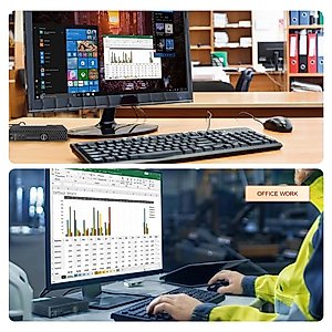 Dell Mini PC Windows 11 Pro OptiPlex 3060 Mini Computers,Intel i5-8500T up to 3.5Ghz,16GB DDR4 256GB M.2 NVMe SSD,AX210 Built-in WiFi 6E,HDMI Dual Monitor Support,Wireless Touch Keyboard(Renewed)