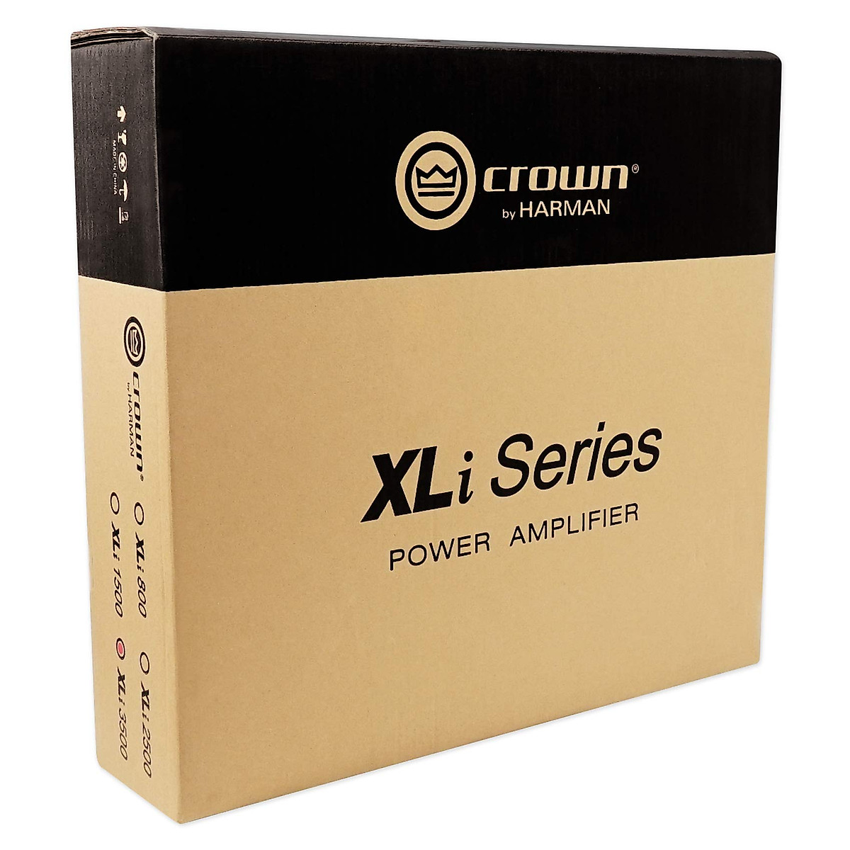 Crown Pro XLi3500 2700w 2 Channel PA Power Amplifier Professional Amp XLI 3500 Bundle with Audio Technica ATH-E40 In-Ear Monitor Mini Headphones Earphones & RockvilIe DJ1500 DJ Headphones (3 Items)