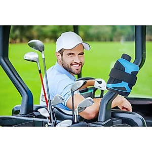 HomeMount Golf Rangefinder Magnetic Holder - Adjustable Strap Range Finder Accessories for Golf Cart Railing